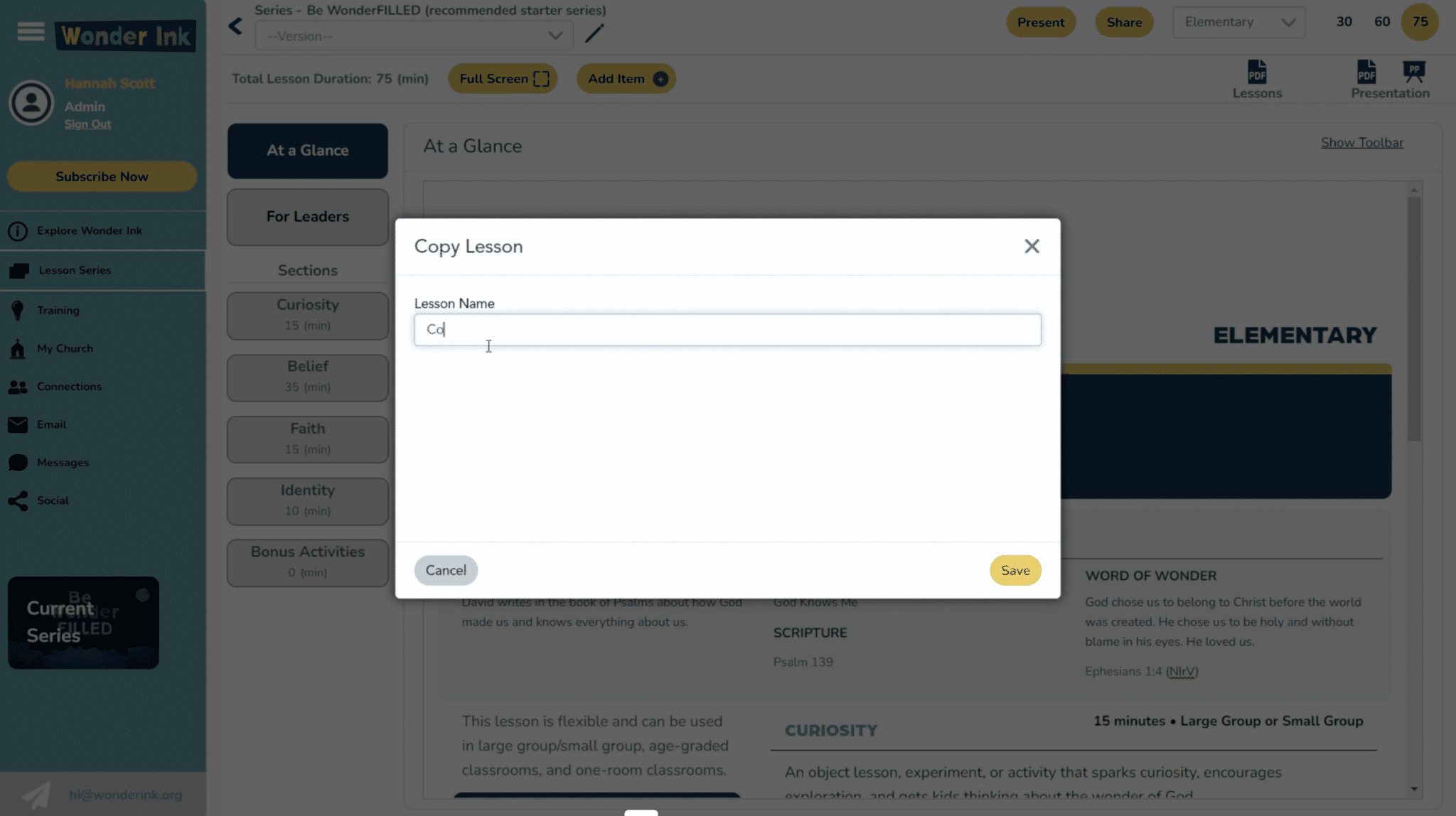 Tips for Using the Lesson Builder - Wonder Ink